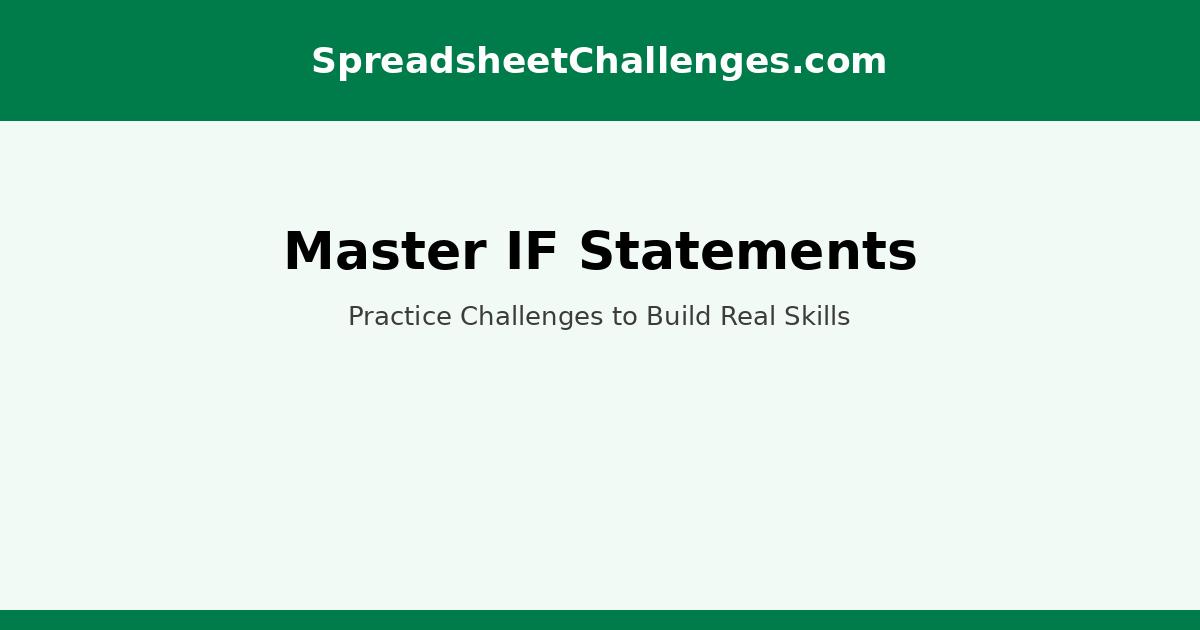 SpreadsheetChallenges